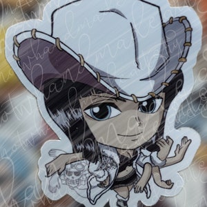 Straw Hat Anime Sticker, Anime Merch ,anime Pirate Stickers, Demon ...