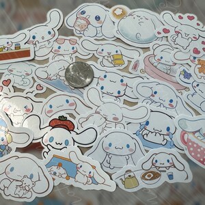 Cinnam0roll Sticker Set - Kawaii Stickers Cute Stickers Quirky Vinyl ...