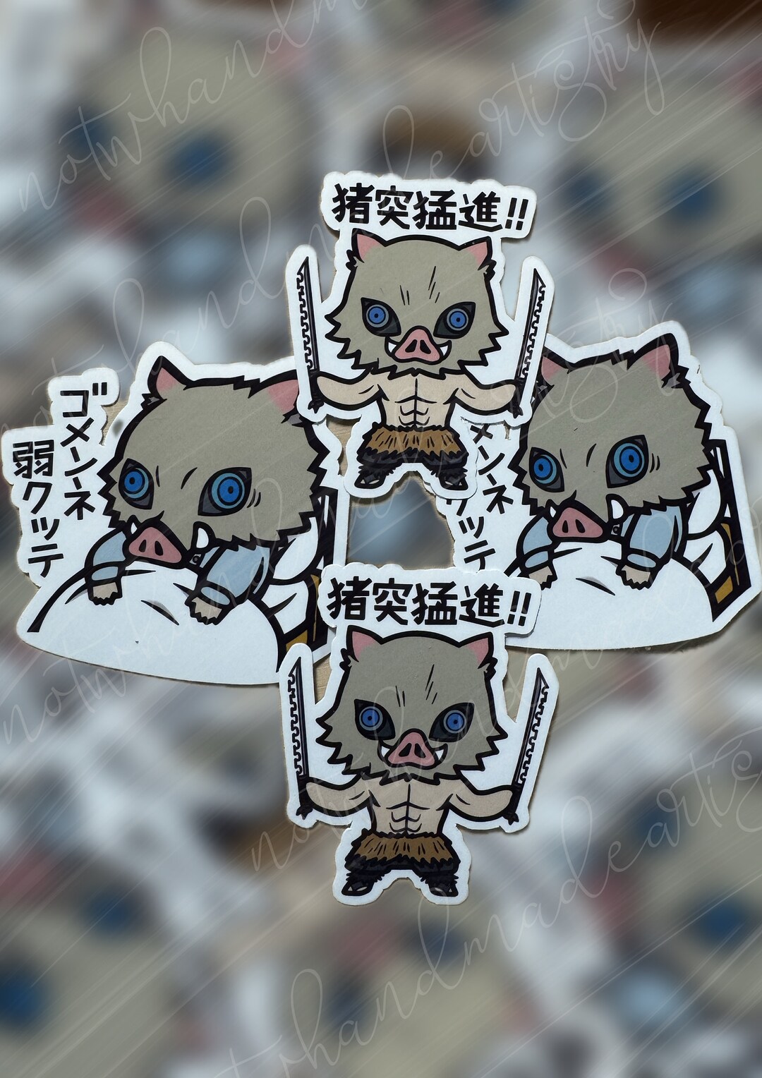 Demon Chibi Anime Stickers, Bamboo Girl, Merch, Beast Boy, Anime Car ...