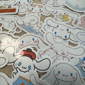 Cinnam0roll Sticker Set - Kawaii Stickers Cute Stickers Quirky Vinyl ...