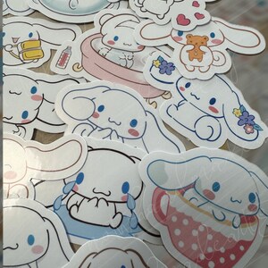 Cinnam0roll Sticker Set - Kawaii Stickers Cute Stickers Quirky Vinyl ...