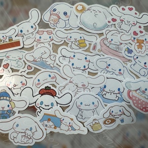 Cinnam0roll Sticker Set - Kawaii Stickers Cute Stickers Quirky Vinyl ...