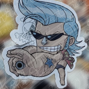 Straw Hat Anime Sticker, Anime Merch ,anime Pirate Stickers, Demon ...