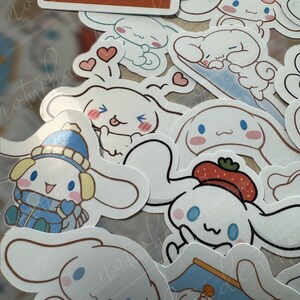Cinnam0roll Sticker Set - Kawaii Stickers Cute Stickers Quirky Vinyl ...
