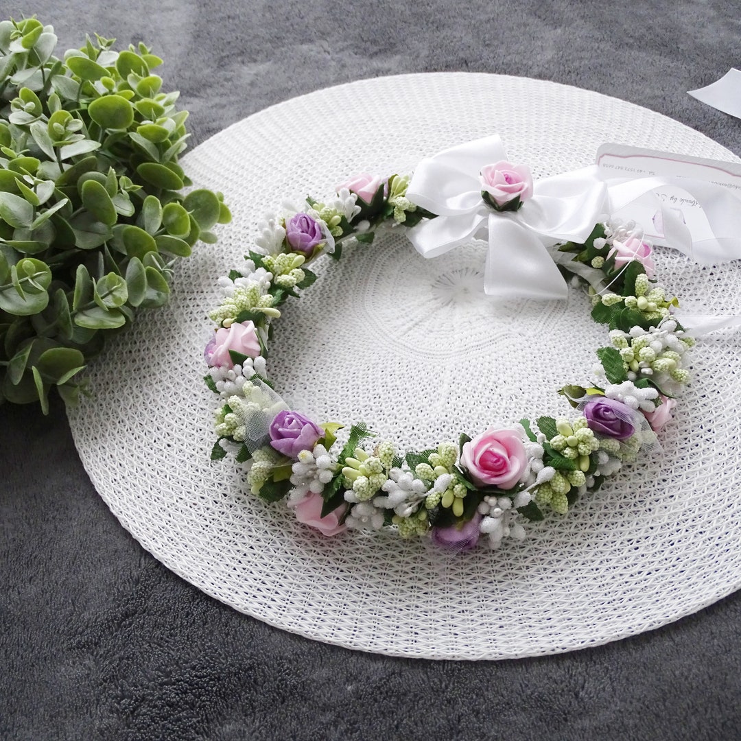 Wreath, COMMUNION, Communion, Hair Accessories, First Holy Communion - Etsy