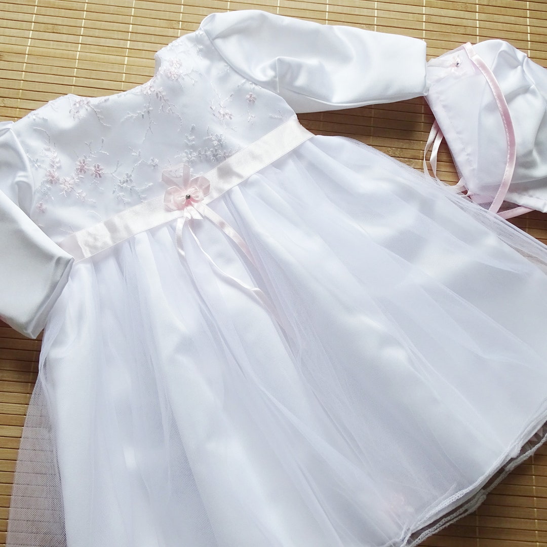 Christening Dress Girls Baby Baptism Dress, White Baby Dress ...