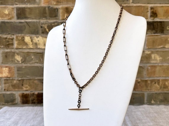 Antique Victorian Unique chain link T-BAR pocket watc… - Gem