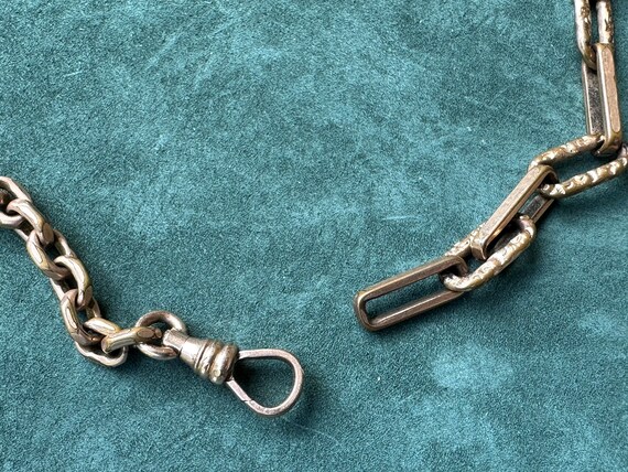 Antique Victorian Unique chain link T-BAR pocket watc… - Gem