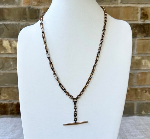 Antique Victorian Unique chain link T-BAR pocket watc… - Gem
