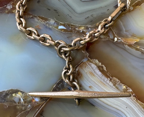 Antique Victorian Unique chain link T-BAR pocket watc… - Gem