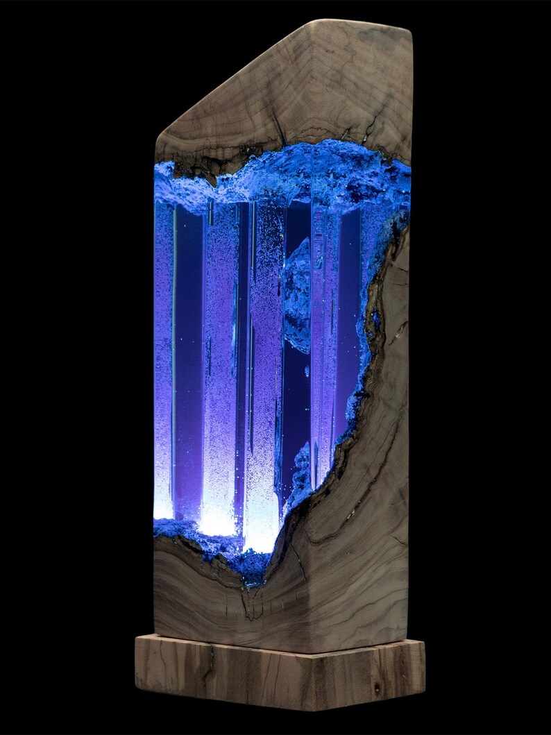 Handmade Resin Art by Dadaatolye Wood Carving Decor Ocean - Etsy