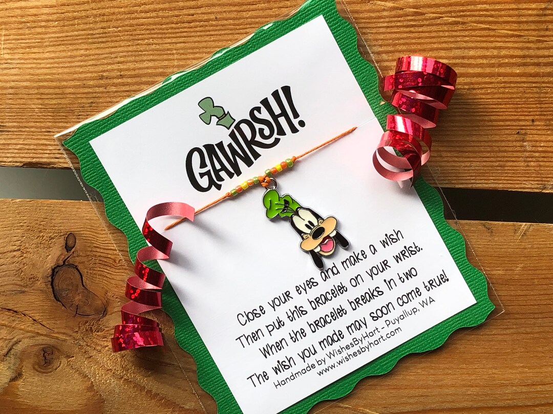Goofy Wish Bracelet - Etsy