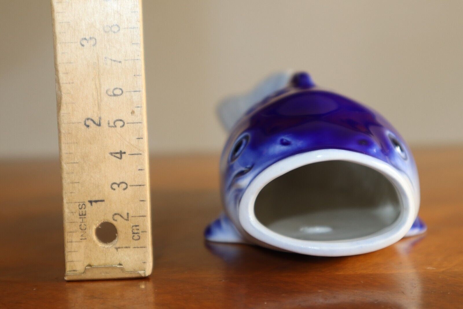Vintage Ceramic Koi Carp Fish Wall Pocket Vase Japan Blue White 9.5 - Etsy