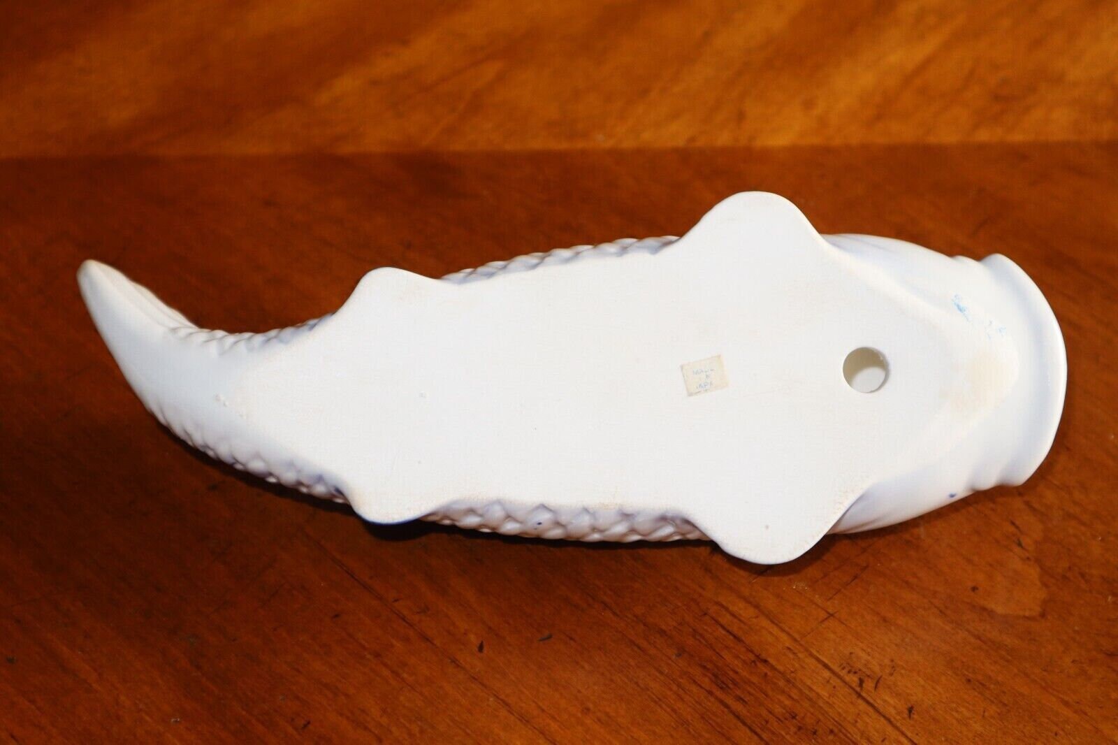 Vintage Ceramic Koi Carp Fish Wall Pocket Vase Japan Blue White 9.5 - Etsy