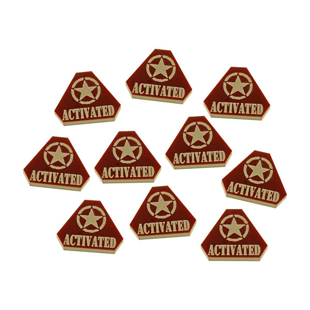 WWII American Activated Tokens Brown 10 - Etsy