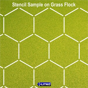 LITKO 3-inch Hex Grid Stencil, Edge Pattern - Etsy