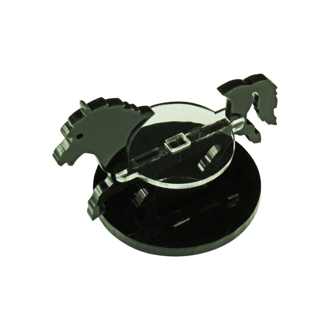 Pony Character Mount With 40mm Circular Base, Black - Etsy
