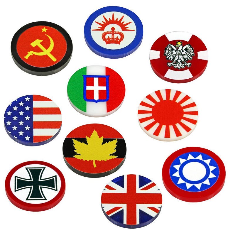 LITKO World War II Army Tokens | WWII | Campaign, Activation, and ...
