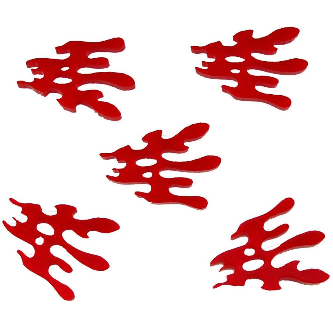 LITKO Blood Spray Tokens | Blood Splatter | Wound, Damage, Casualty ...