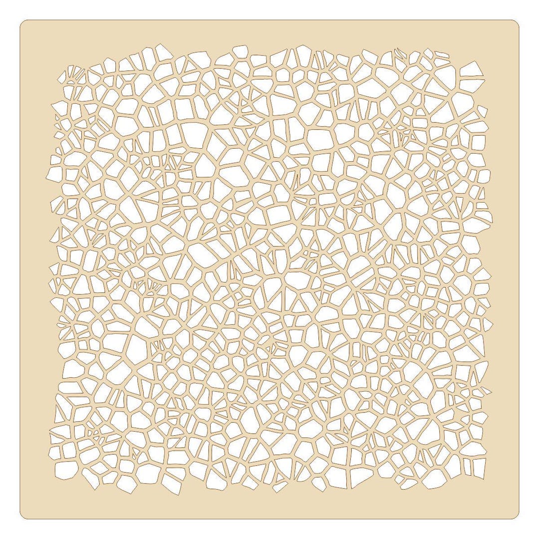 LITKO Flagstone Stencil - Etsy