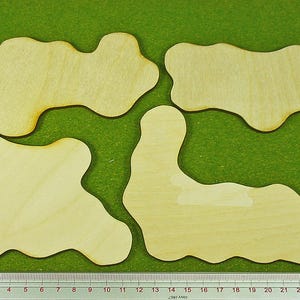 LITKO Terrain Bases | Modular 3mm Plywood Bases for Wargame Terrain ...
