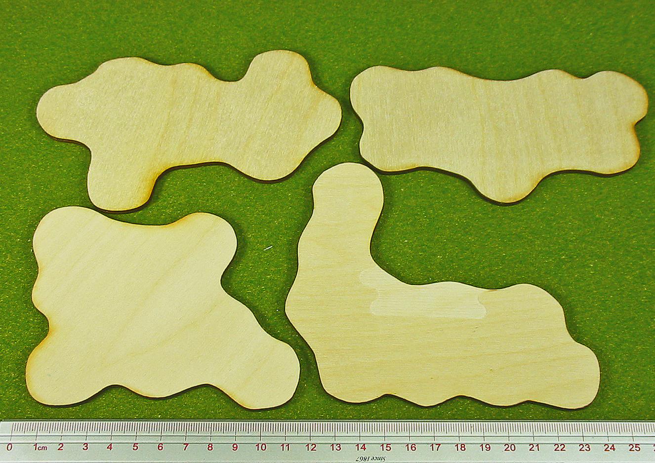 LITKO Terrain Bases | Modular 3mm Plywood Bases for Wargame Terrain ...