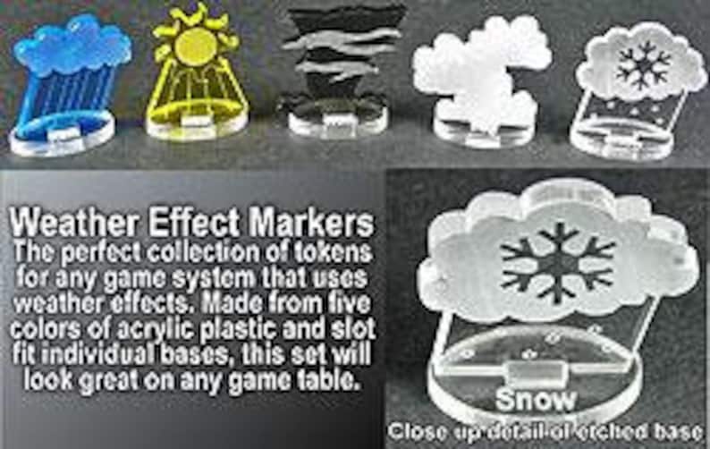 Weather Effect Marker Set Multi-color 5 - Etsy