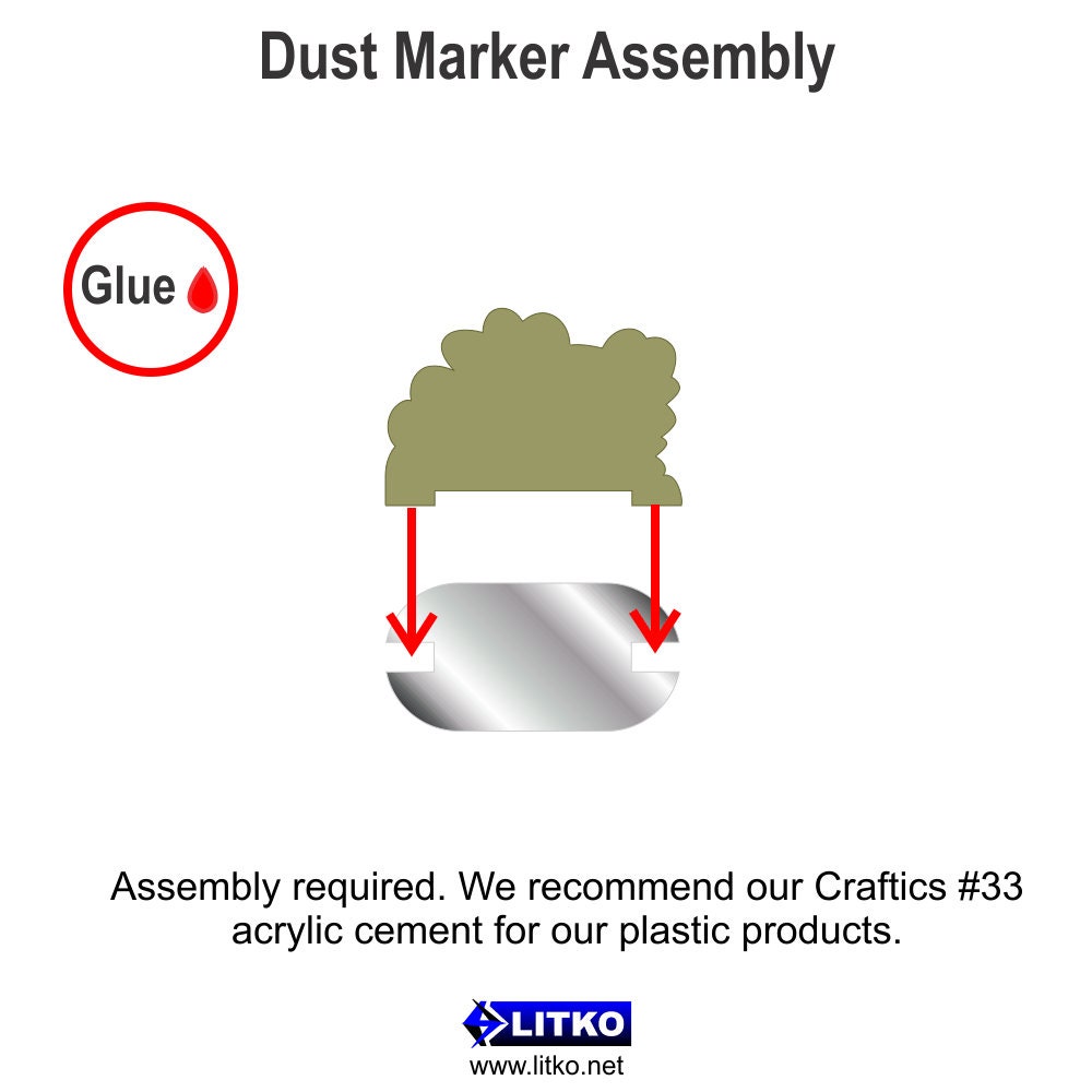 Dust Cloud Markers Translucent Grey 5 | Etsy