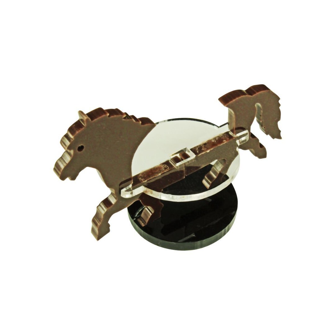 Pony Character Mount With 1-inch Circle Base, Brown - Etsy