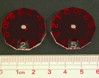 Mini Missiles Red 10 | Etsy