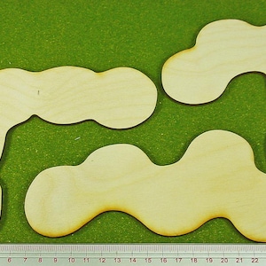 LITKO Terrain Bases | Modular 3mm Plywood Bases for Wargame Terrain ...