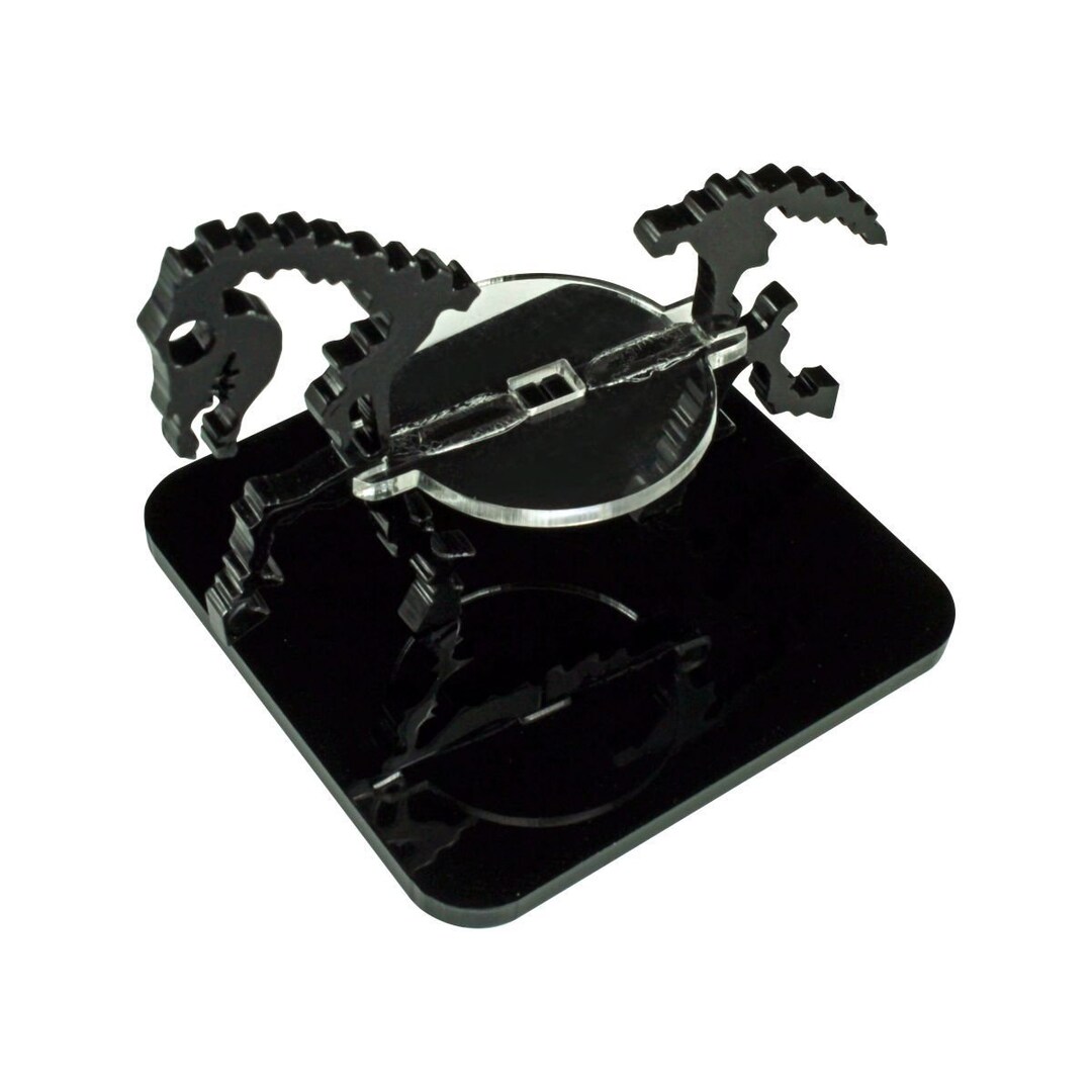 Skeletal Steed Character Mount With 2-inch Square Base, Black - Etsy
