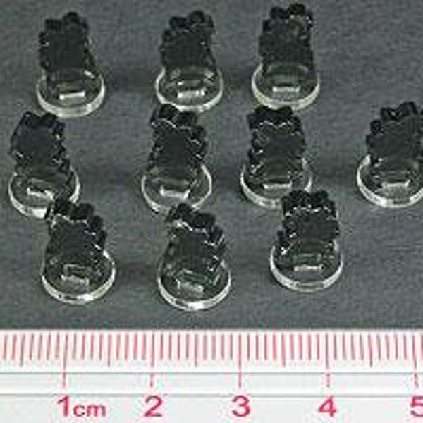 LITKO Smoke Column Markers, Large, Translucent Grey 3 - Etsy