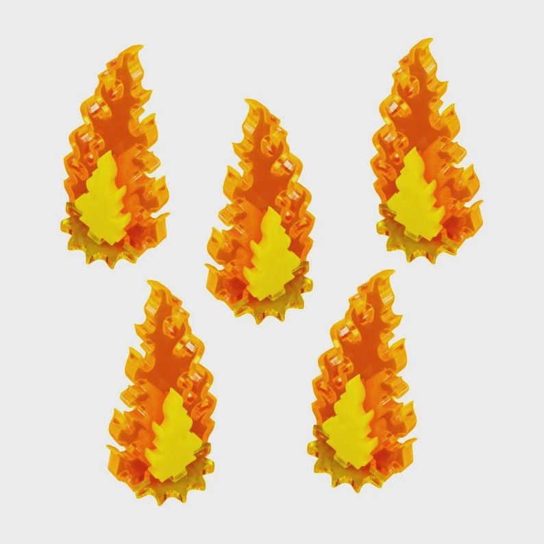 LITKO Inferno Markers | Fire Markers for Wargaming & Ttrpgs | Blaze ...