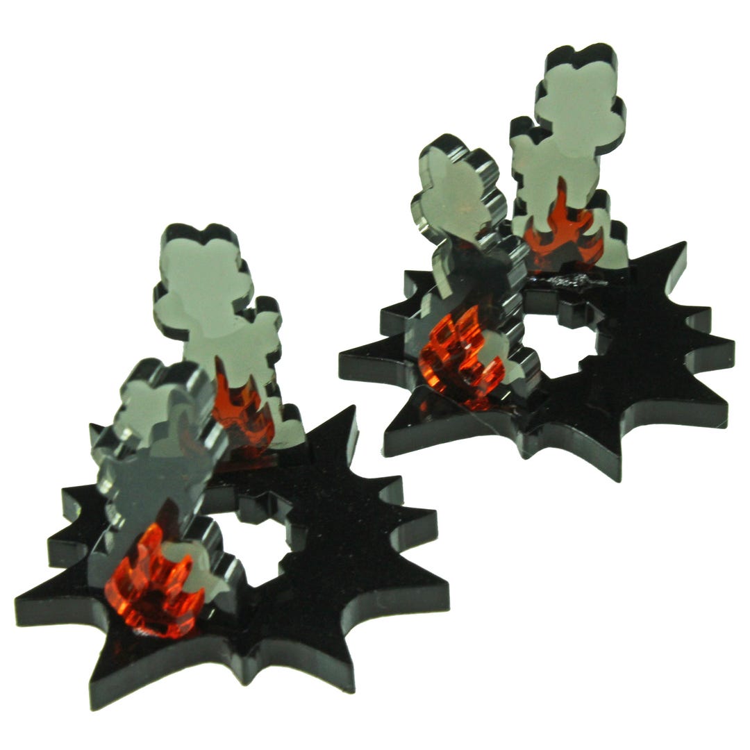 LITKO Mech Wreckage Markers | Compatible With Battletech, Mech Skirmish ...