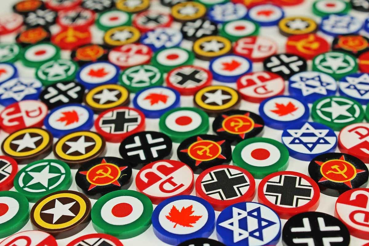 LITKO World War II Army Tokens | WWII | Campaign, Activation, Objective ...