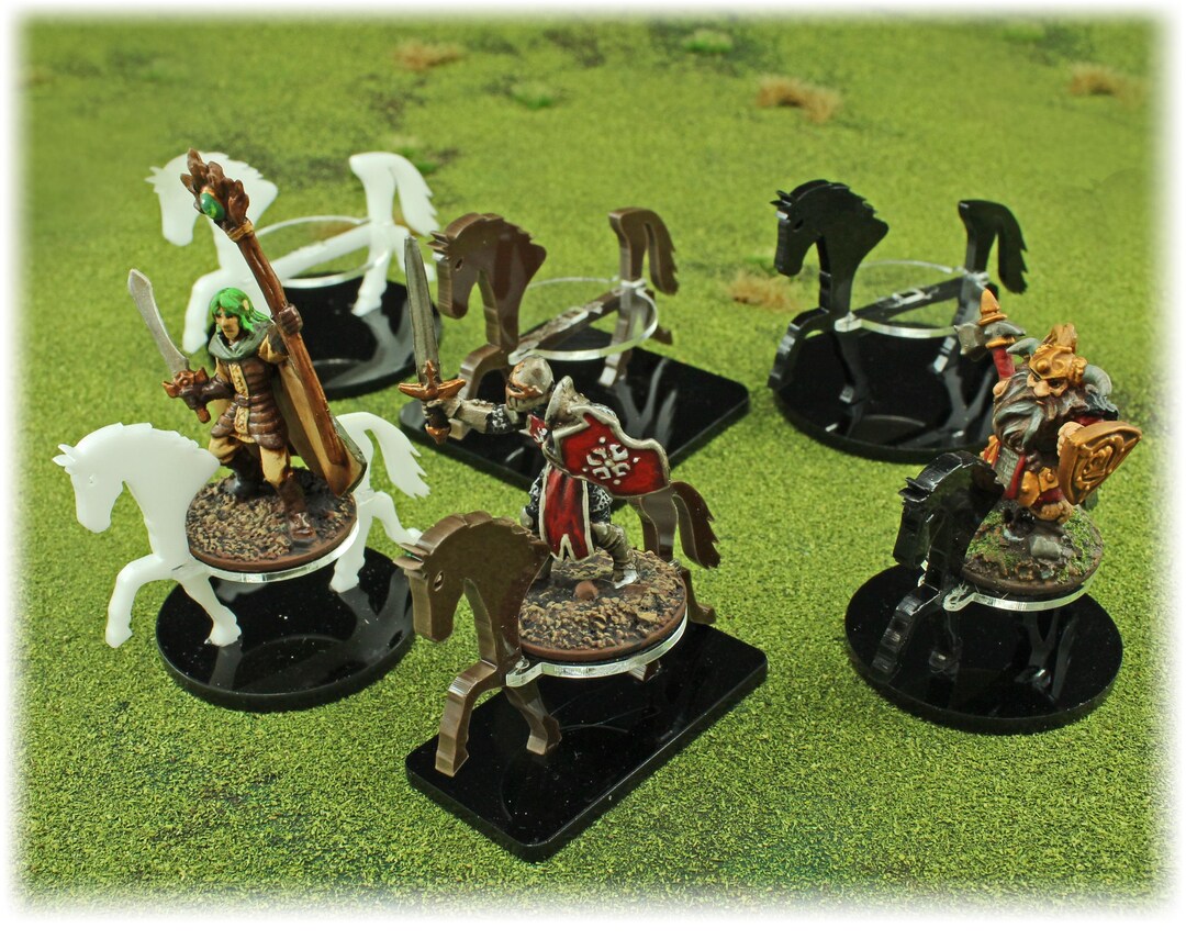 LITKO Horse Character Mount Marker Kit | Noble Steed Miniature Base for ...