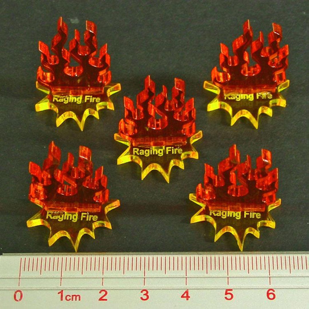 Raging Fire Markers (5) - Etsy