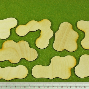 LITKO Terrain Bases | Modular 3mm Plywood Bases for Wargame Terrain ...