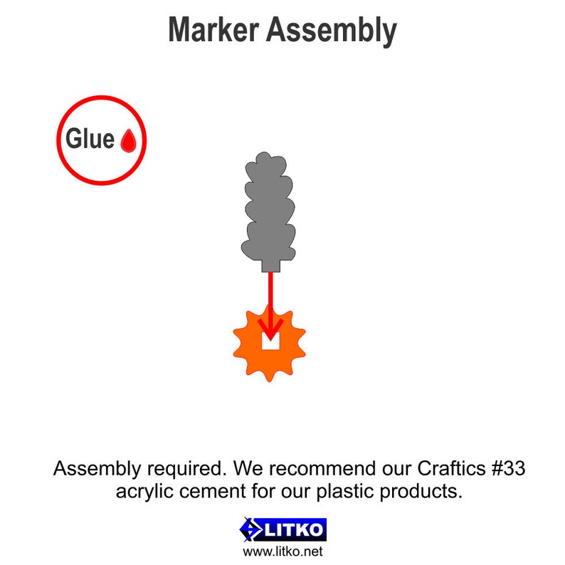 LITKO Smoke Marker Mini Translucent Grey 10 - Etsy