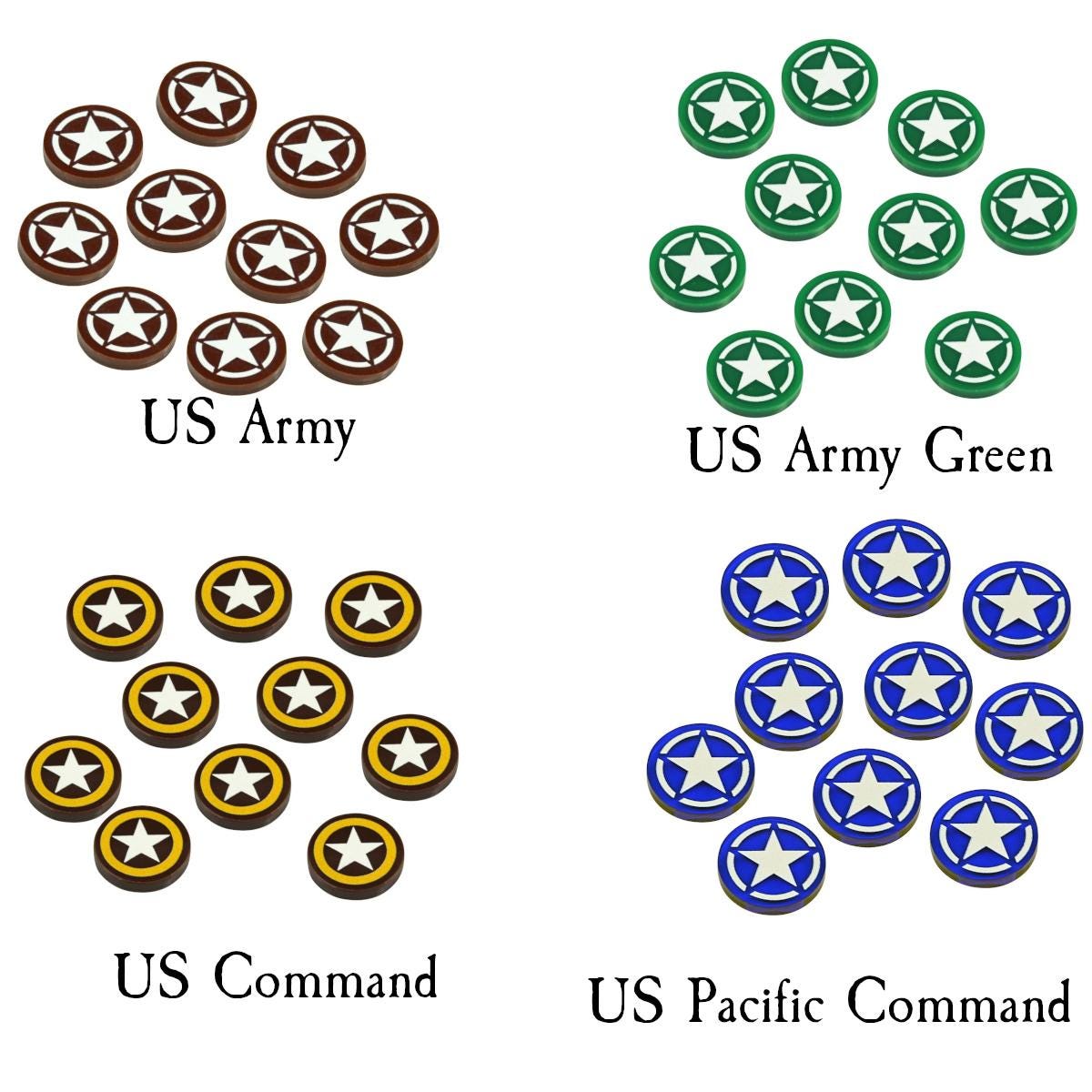 LITKO World War II Army Tokens | WWII | Campaign, Activation, Objective ...