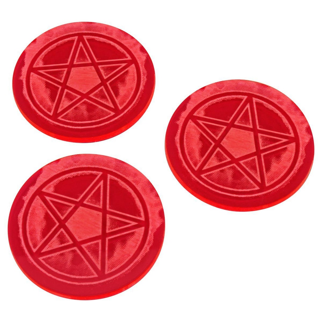 LITKO Cthulhu Pentagram Sealed Gate Tokens Compatible With the Cthulhu ...