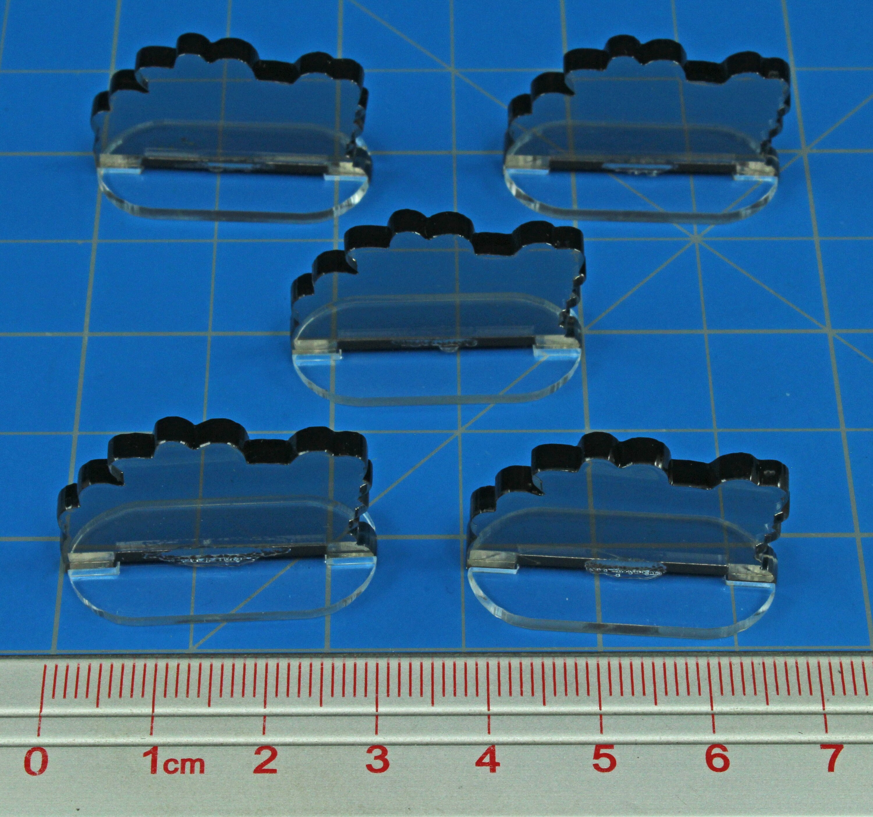 Dust Cloud Markers Translucent Grey 5 | Etsy