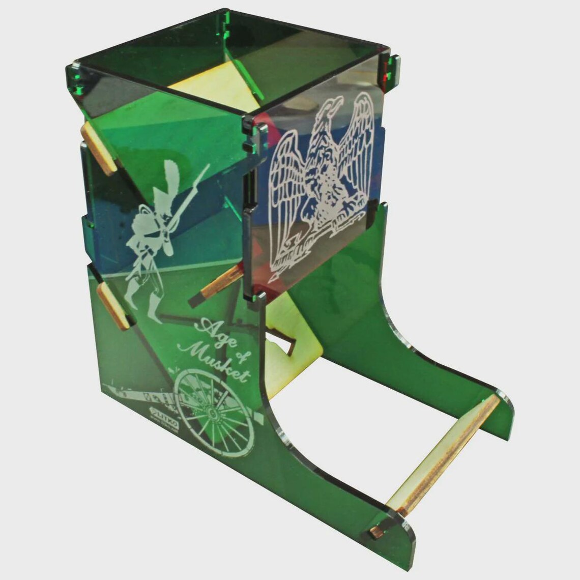 LITKO Napoleonic Dice Tower | Acrylic & Wooden Dice Boot Kit ...