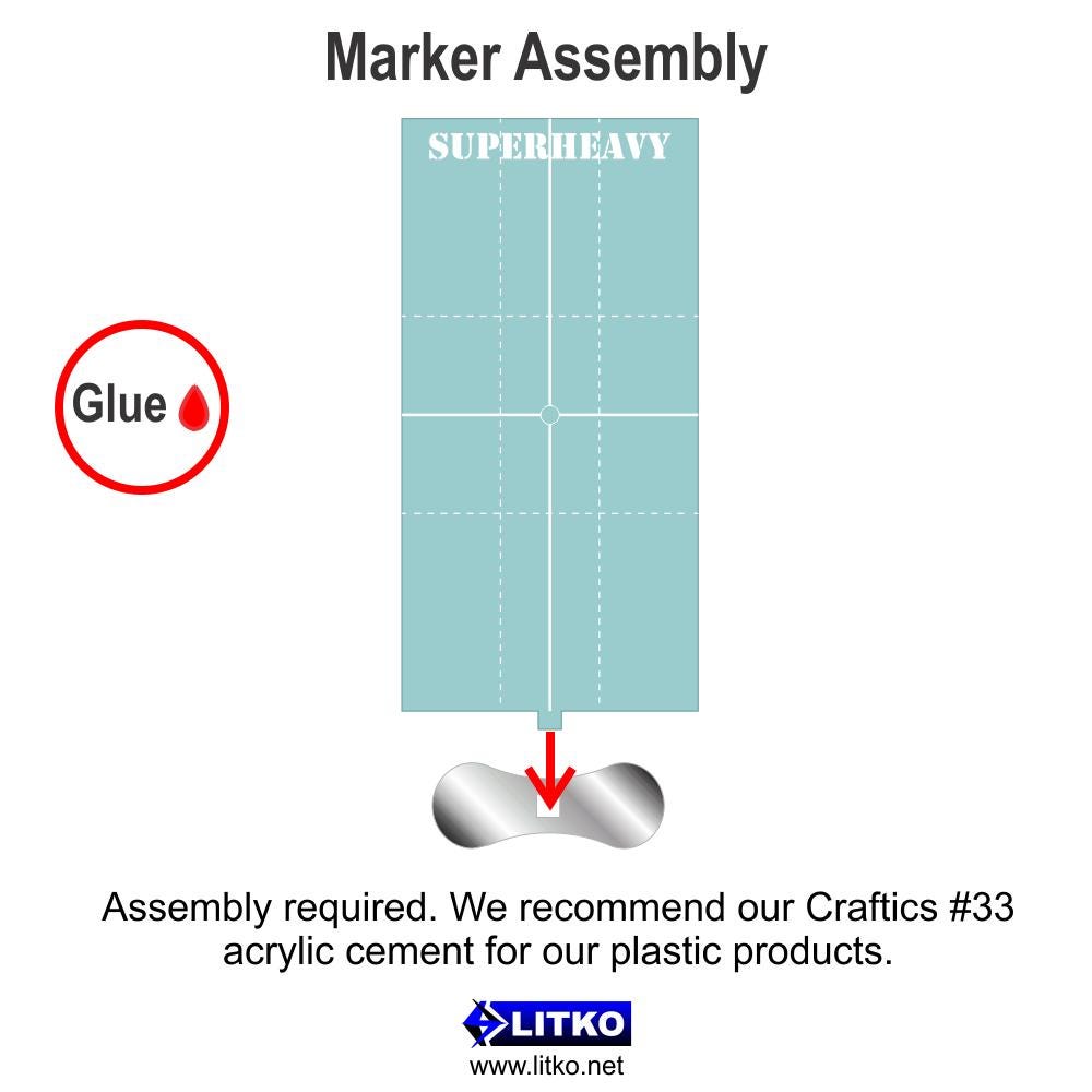 LITKO Practical Line of Sight Marker Set | Compatible With Battletech ...