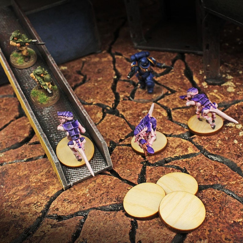 LITKO Circle Wargame Miniature Bases & Round Bases | 15mm, 20mm, 25mm ...