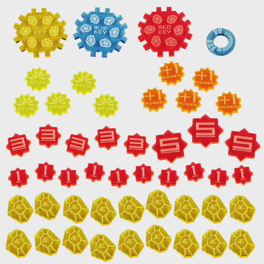 LITKO Key Card Games Token Set | Compatible With Keyforge | Acrylic ...