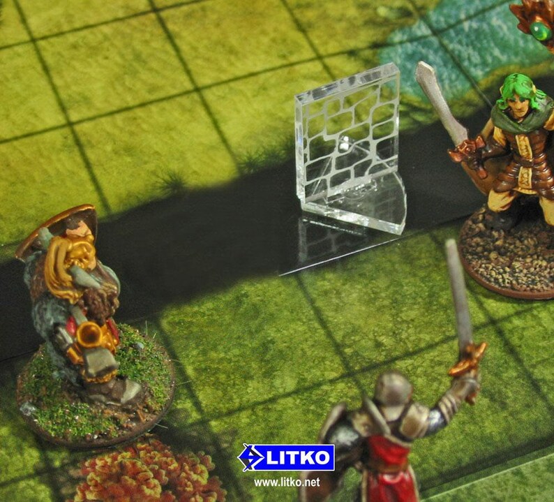 RPG Secret Door Markers Clear 5 - Etsy