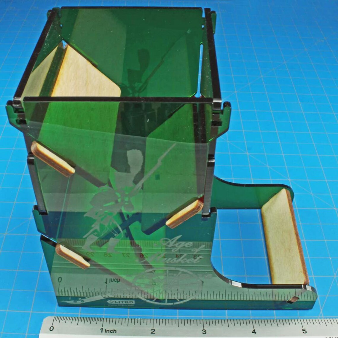 LITKO Napoleonic Dice Tower | Acrylic & Wooden Dice Boot Kit ...