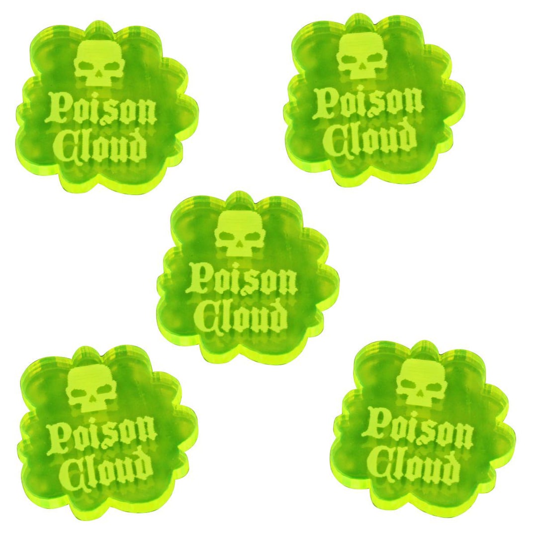 LITKO Poison Cloud Tokens | Area Effect Marker RPG Wargaming Miniatures ...